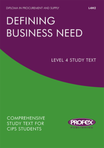 Defining Business Need Study Pack (L4M2) – Profex Publishing